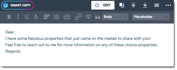 Adding Placeholders to Your Email Content – Rise